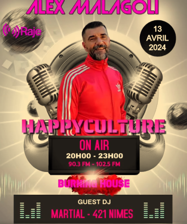 HappyCulture Avril 2024 : Alex Malagoli reçoit Martial, résident du bar ...